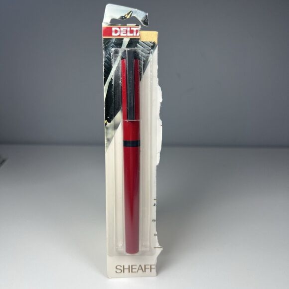No Brand | Office | Vtg Sheaffer Red Delta Grip Ball Point Pen ...